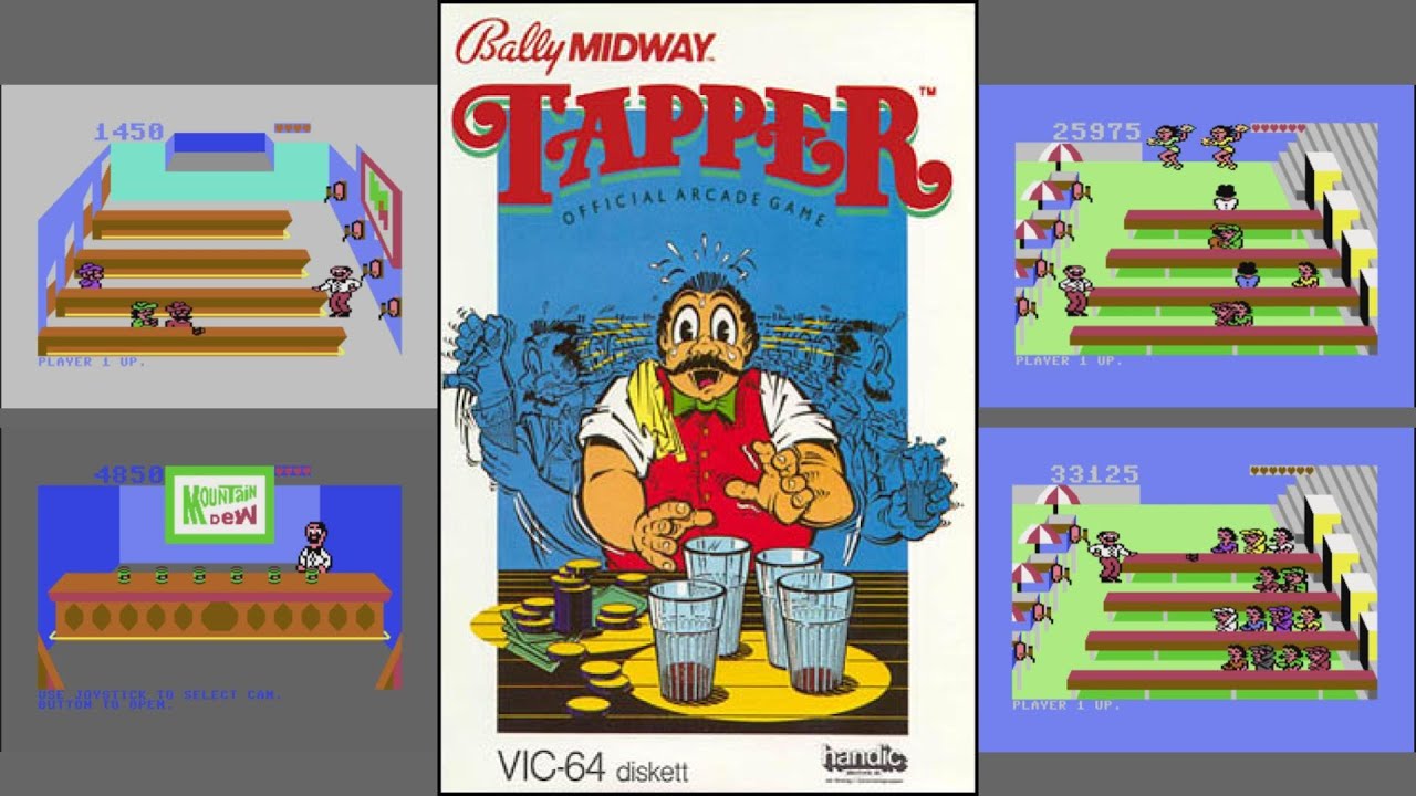 [C64] Tapper (1984) - YouTube
