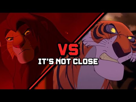 Why Simba VS Shere Khan ISN’T Close!