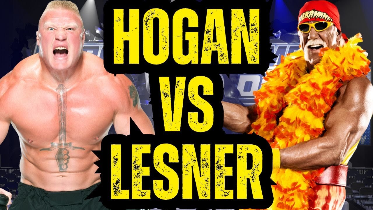 WWE - Brock Lesner GOES BEAST MODE on Hulk Hogan FOR THE WWE ...