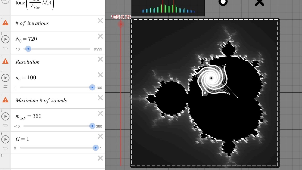Mandelbrot Fractal Sound Generator - YouTube