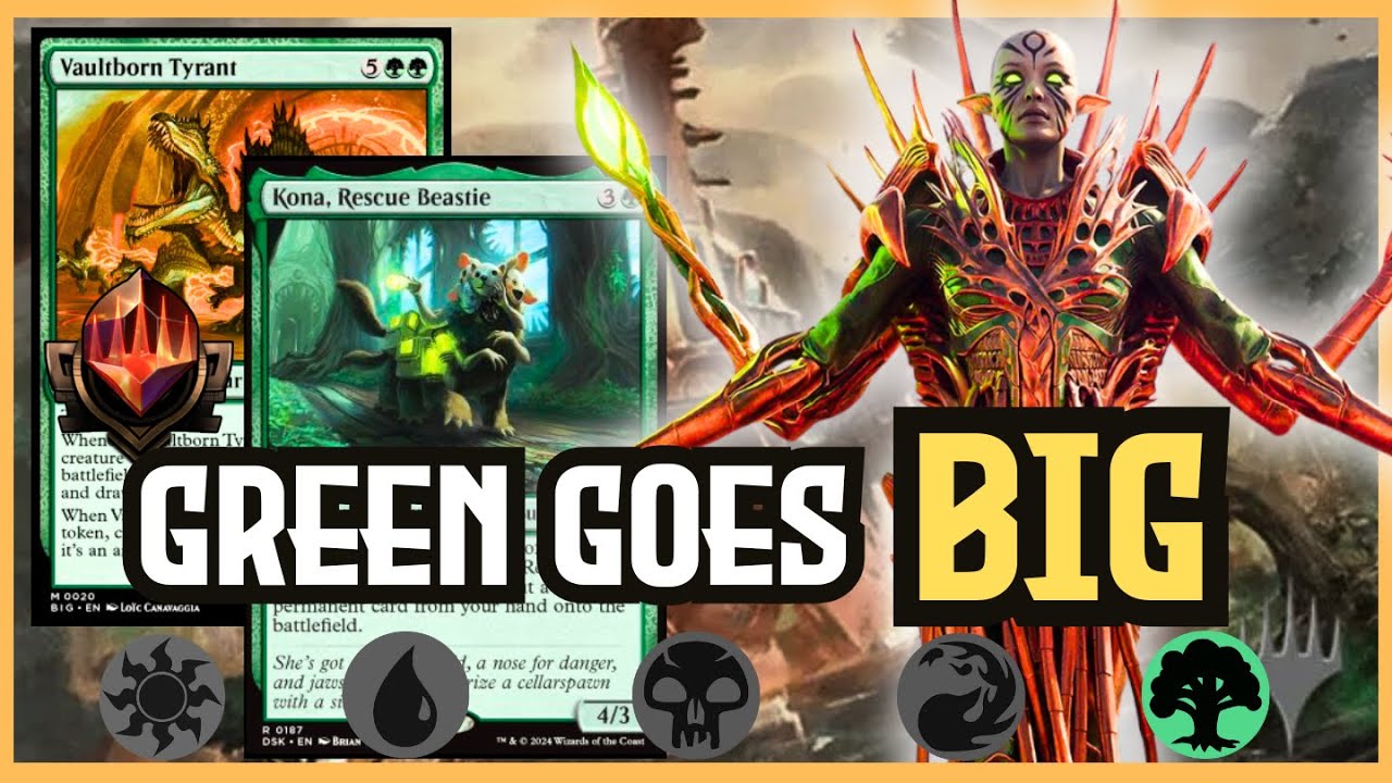 🟢Getting Wins With BIG GREEN Finishers! | MTG Arena Standard Mono Green ...