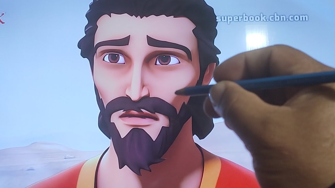 How to draw King Solomon - Superbook Season 3 Episode 11 | Easy Drawing ...