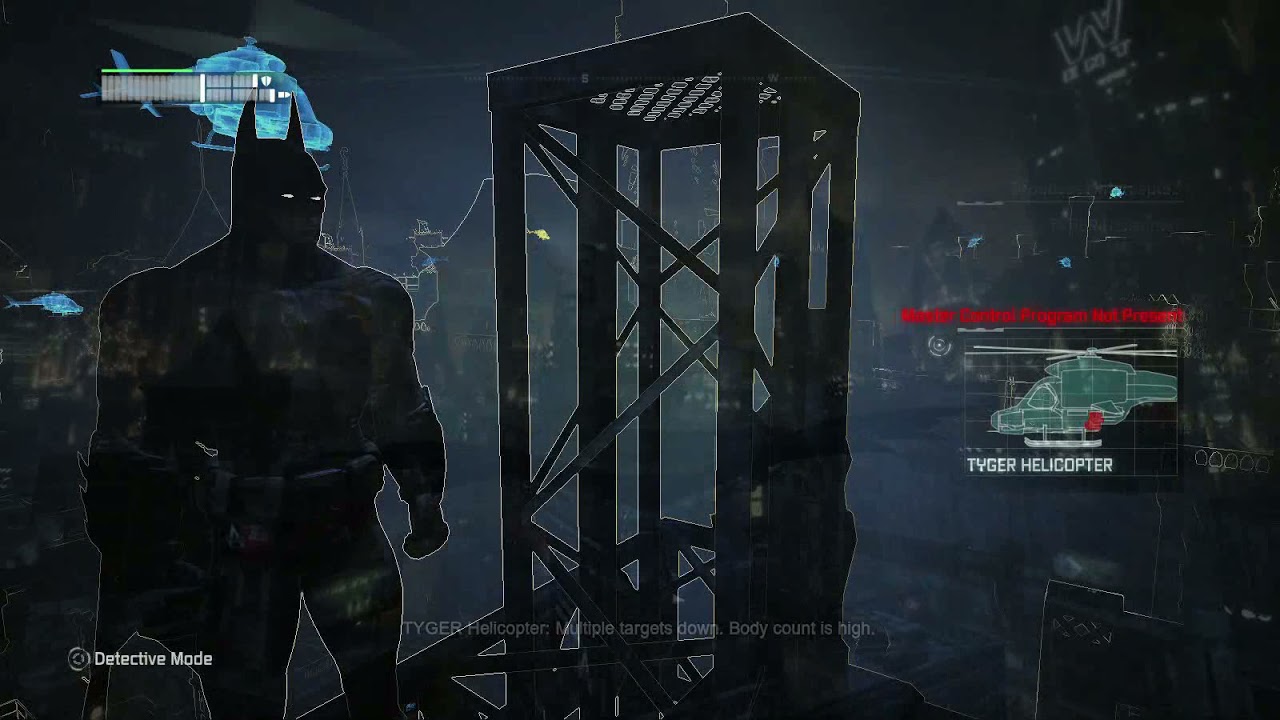 Batman Arkham City | Scan the TYGER helicopter to locate the Master ...