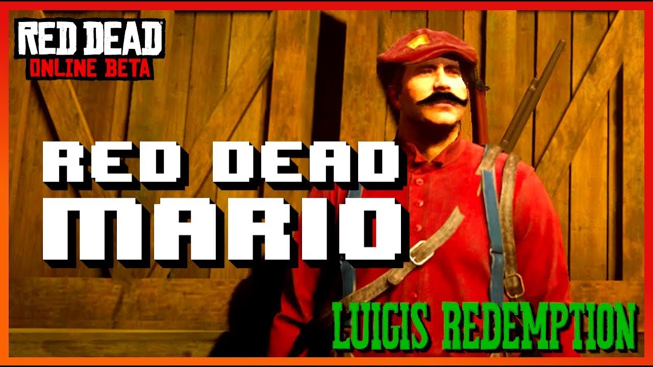 RED DEAD MARIO: Luigi's Redemption - Red Dead Online. - YouTube