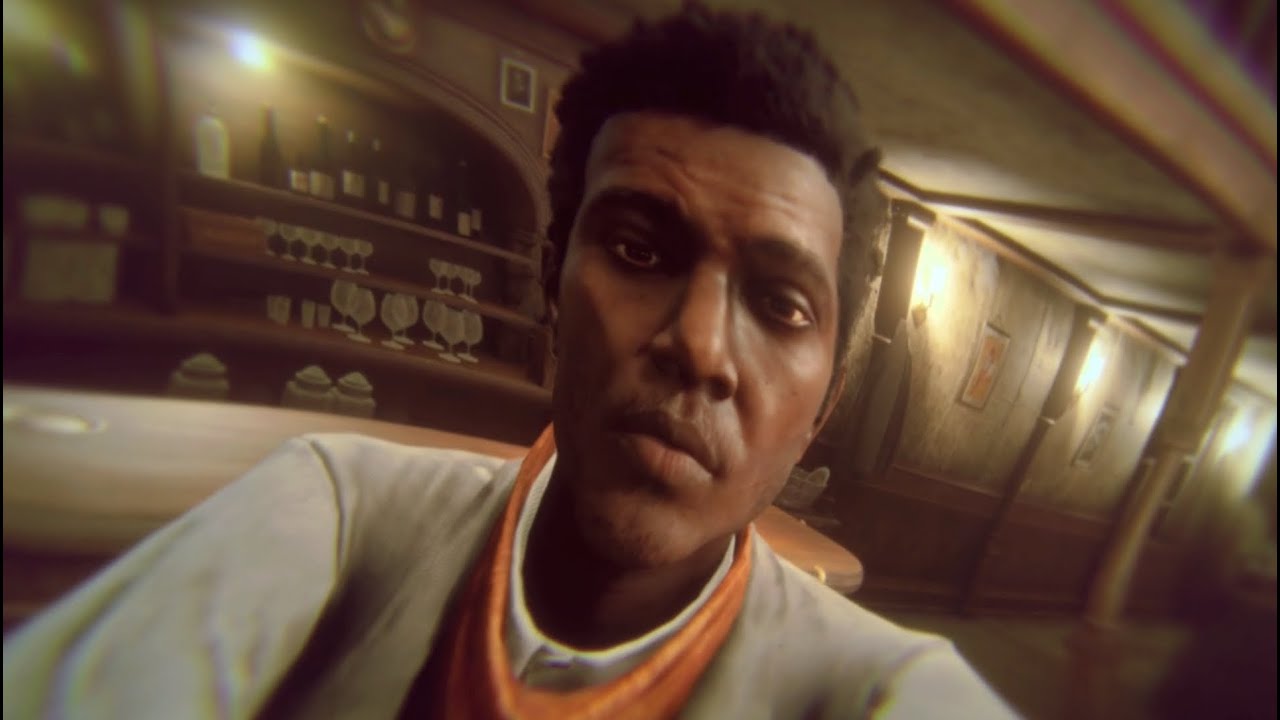 RDR2 - The most funny scene in RDR2 - Arthur and Lenny get drunk ...