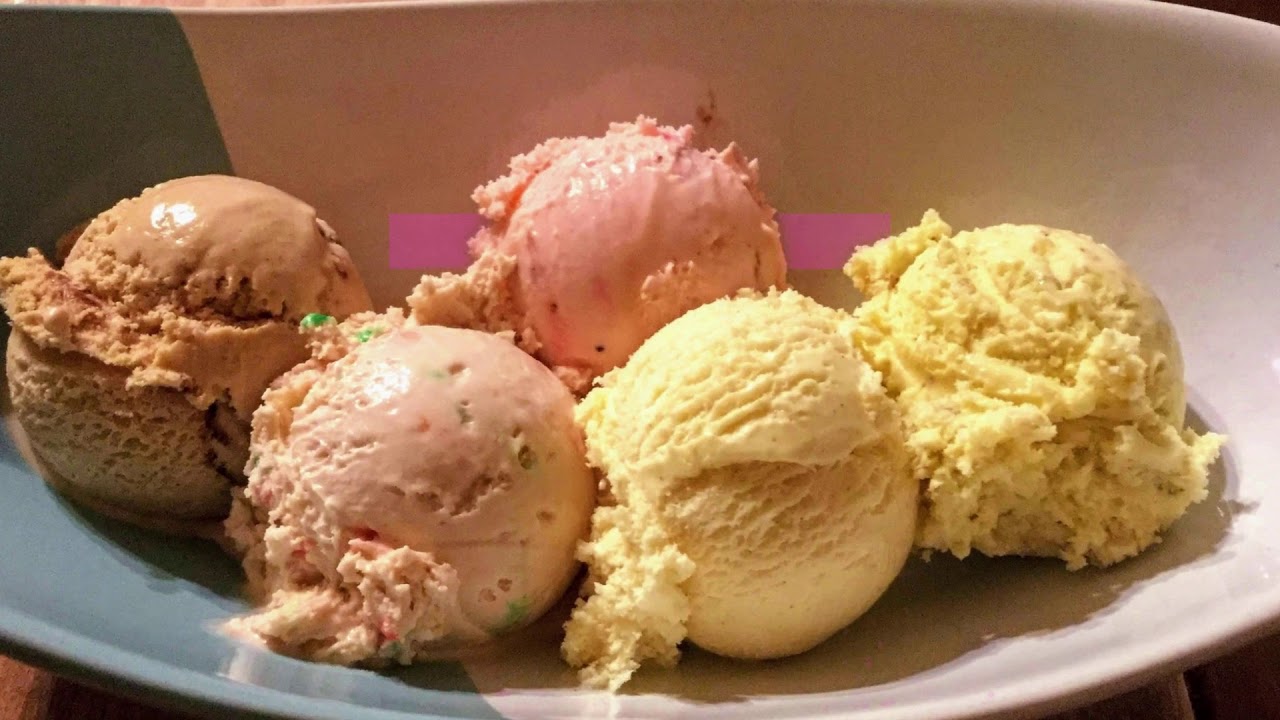 Holman's Ice Cream Parlour - Our Complete Ice Cream Menu - YouTube