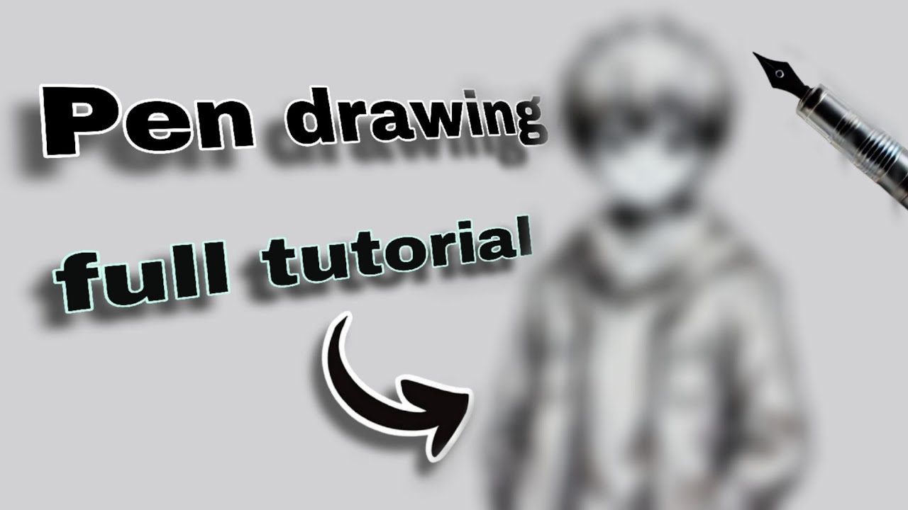 Easy pen drawing for beginners || Pen drawing - YouTube