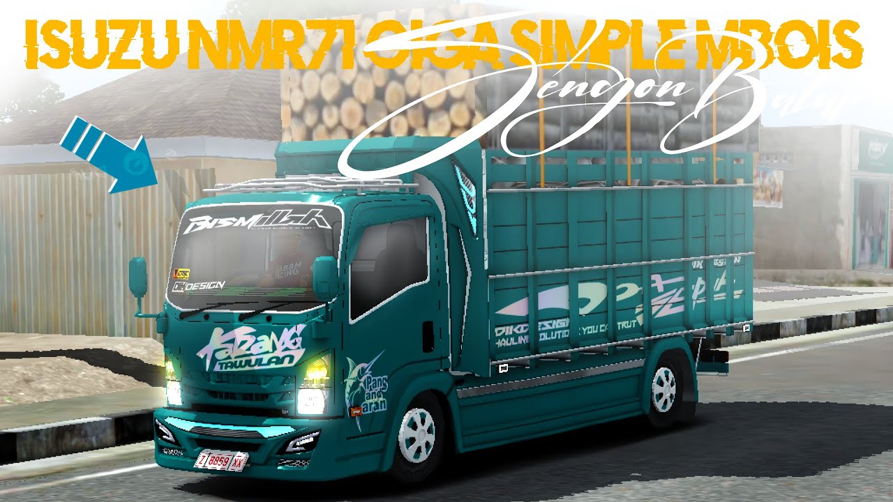 Gaada Obat Sih Ini !! Rillis Mod Bussid Truck Nmr71 Giga Simple Mbois ...