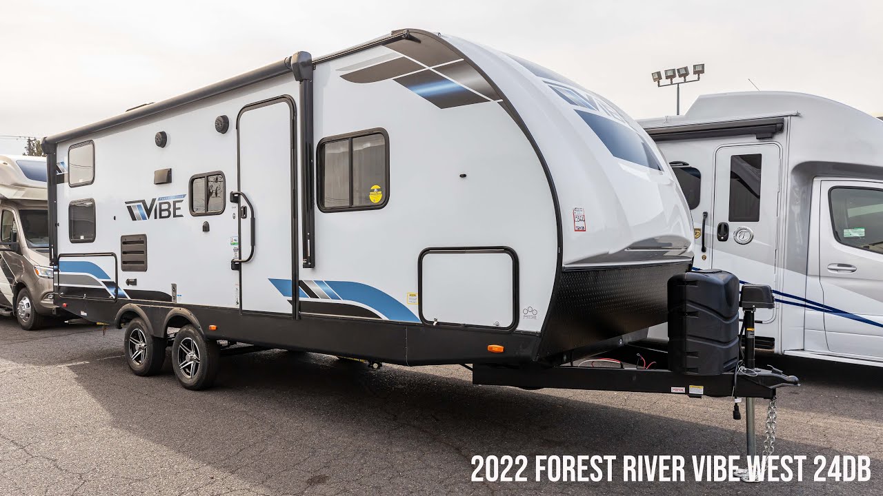 2022 Forest River Vibe West 24DB - Travel Trailer - YouTube