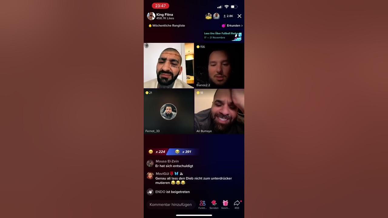 Engelgesicht live Tik Tok BEEF / nabil vs ferhot - YouTube
