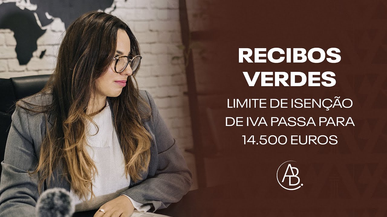 Recibos Verdes: limite de isenção de IVA passa para 14.500 euros - YouTube