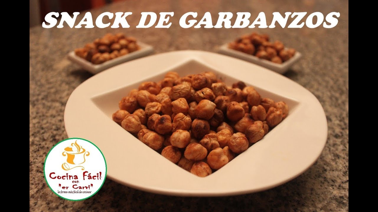 SNACK DE GARBANZOS - 100% REALFOOD, 100% VEGANO Y 100% SANO - YouTube