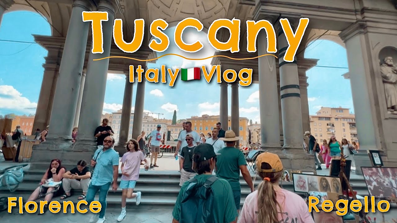 ITALY TRAVEL VLOG 🇮🇹 // Travelling to Tuscany // Exploring Florence ...