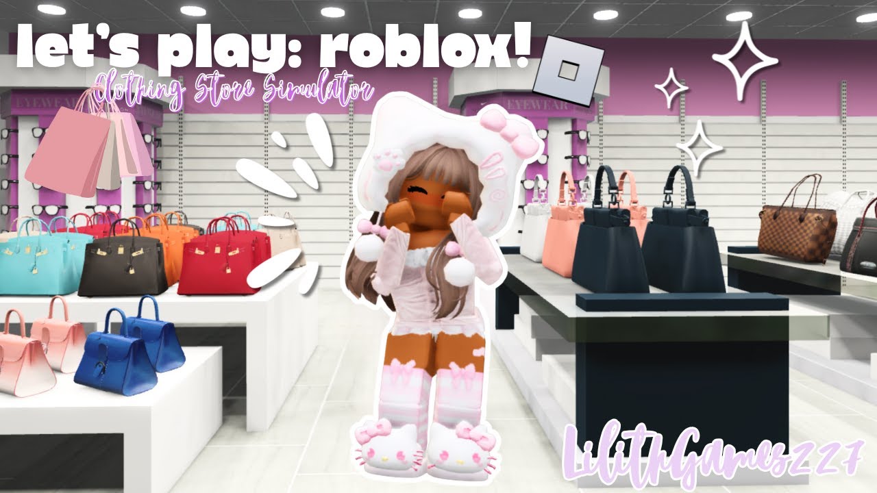 Singing & Stocking | ROBLOX Clothing Store Simulator - YouTube