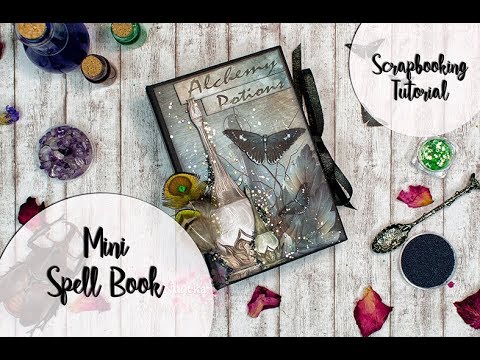 Mini Spell Book (Craft Box) - YouTube