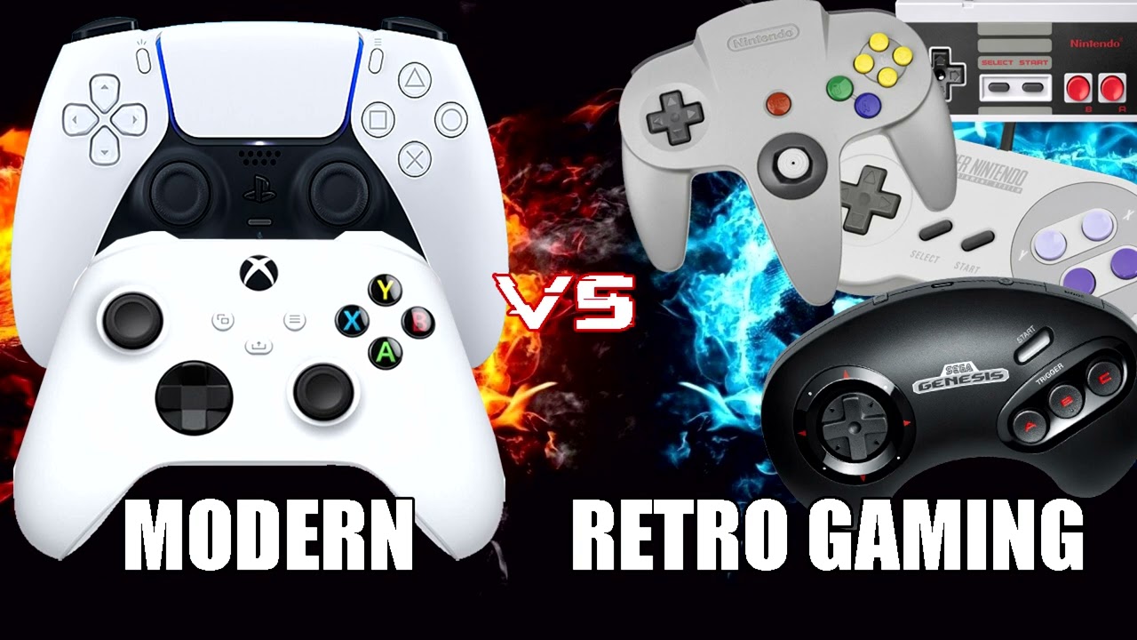 Modern VS Retro Gaming, Which is better? - YouTube