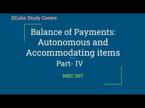 Autonomous and Accommodating Items #MEC007 #IGNOU - YouTube