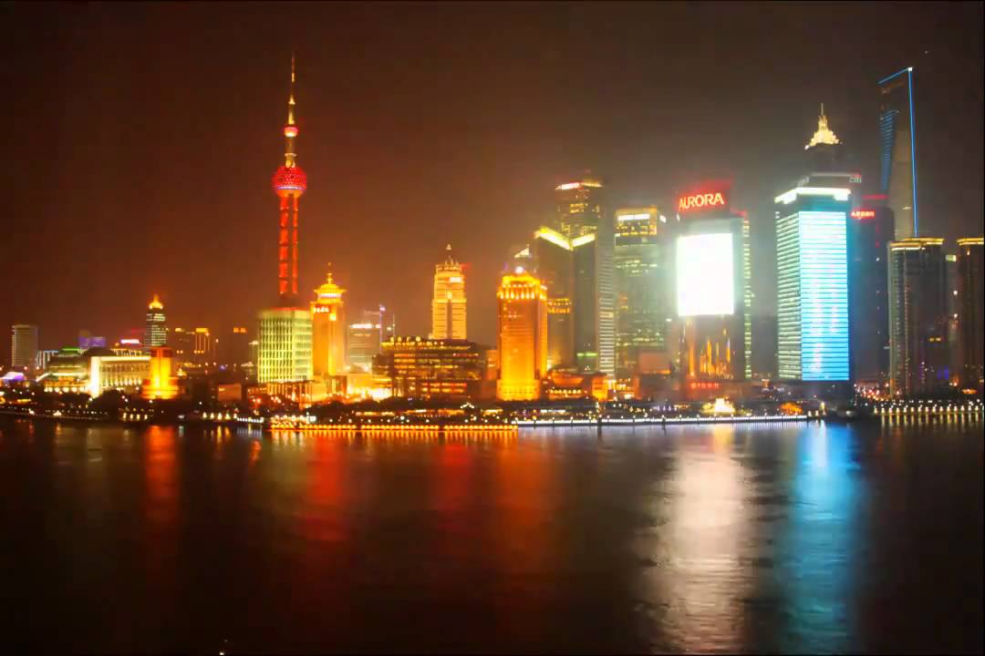 Shanghai Pudong, Day-to-Night Time Lapse - YouTube