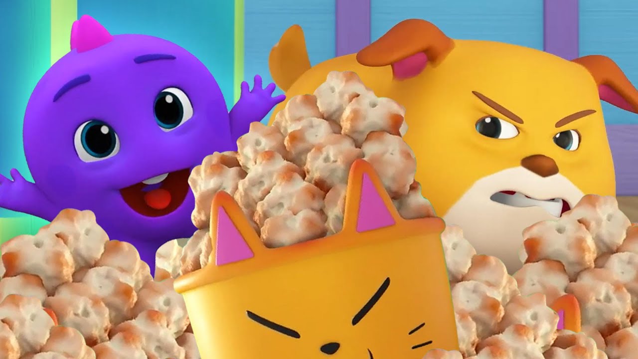 Pop Goes The Popcorn, Funny Video and Animated Cartoons for Kids - YouTube