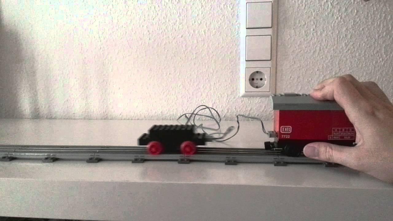 LEGO Eisenbahn 4v MOTOR 7720 744 interpoko Batteriewagen battery car ...