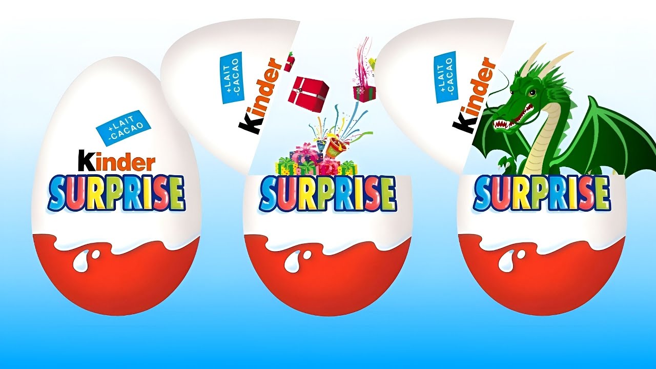 Rafadan Tayfa. Learning Color! Using Kinder Surprise inside Dinosaurs ...