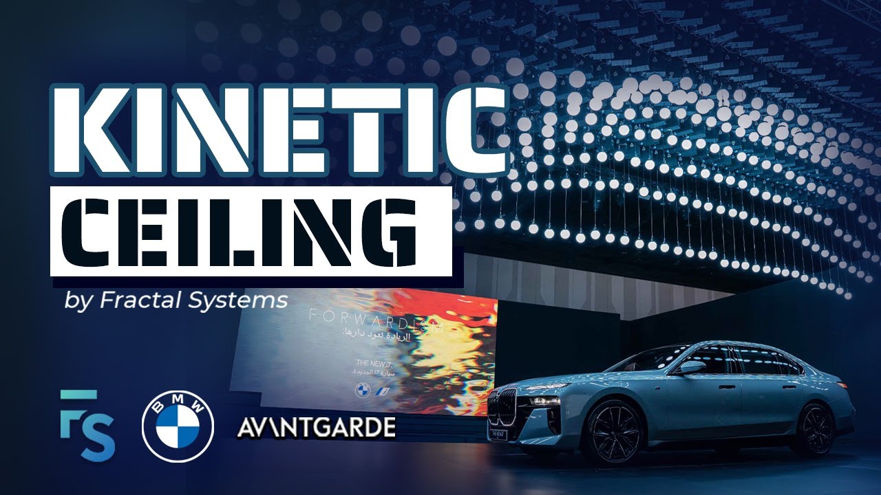 BMW i7 Launching Ceremony - Kinetic Ceiling by Fractal System - YouTube
