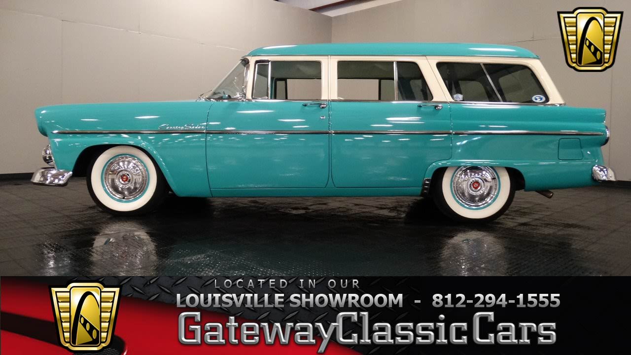 1955 Ford Country Sedan Wagon - Louisville Showroom - Stock # 899 - YouTube