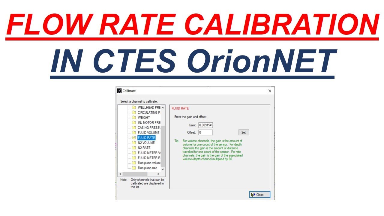 65 - Liquid Flow Rate Calibration in CTES OrionNET by Yasir Ali - YouTube