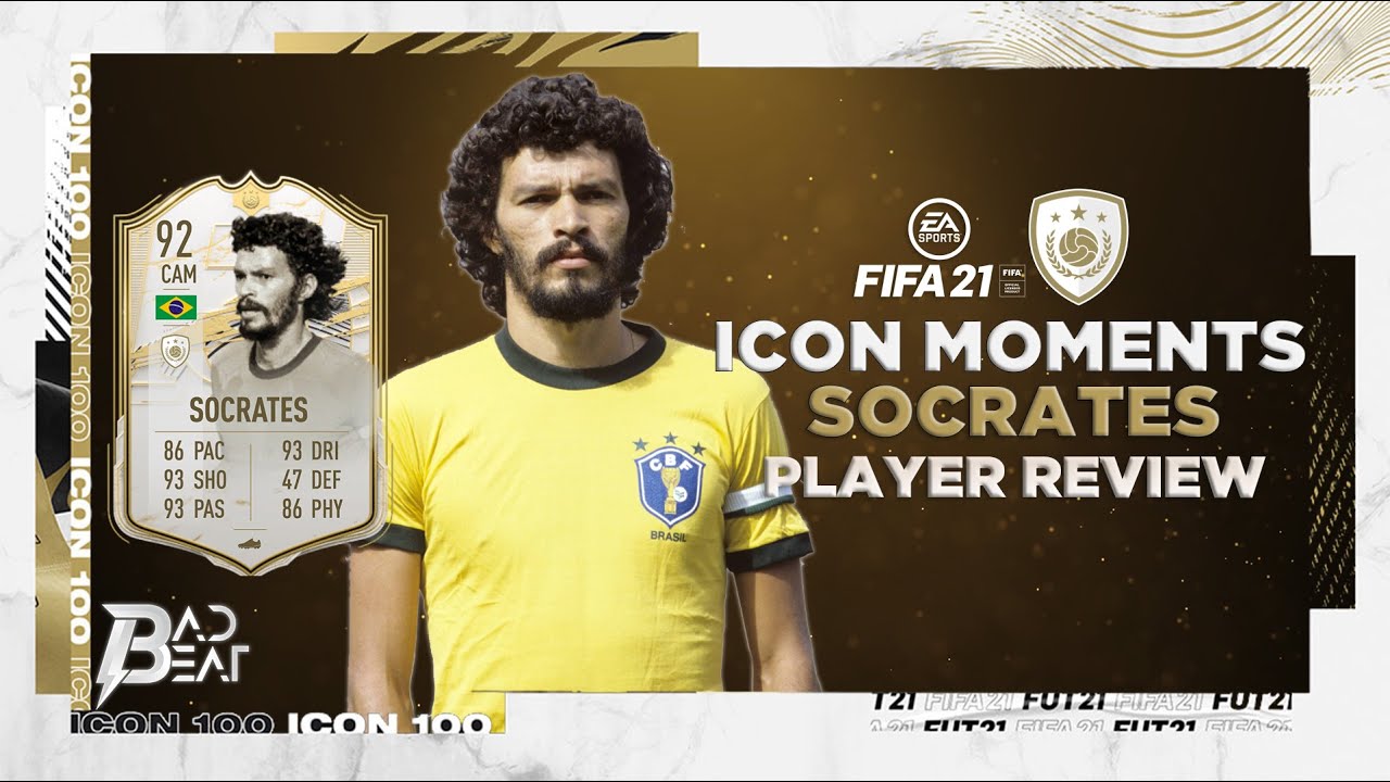 (92) ICON MOMENTS SOCRATES PLAYER REVIEW - FIFA 21 ULTIMATE TEAM - YouTube