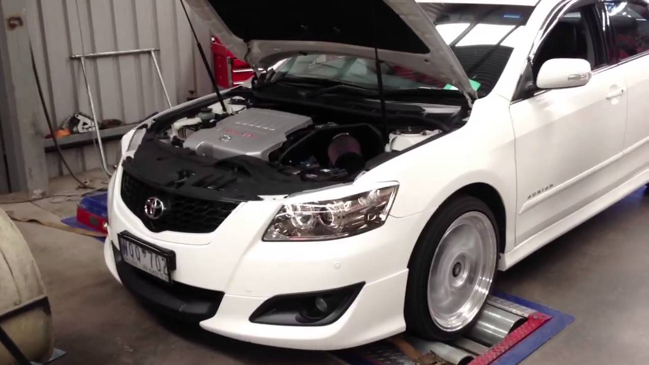 2008 Toyota Aurion ZR6 dyno run - YouTube