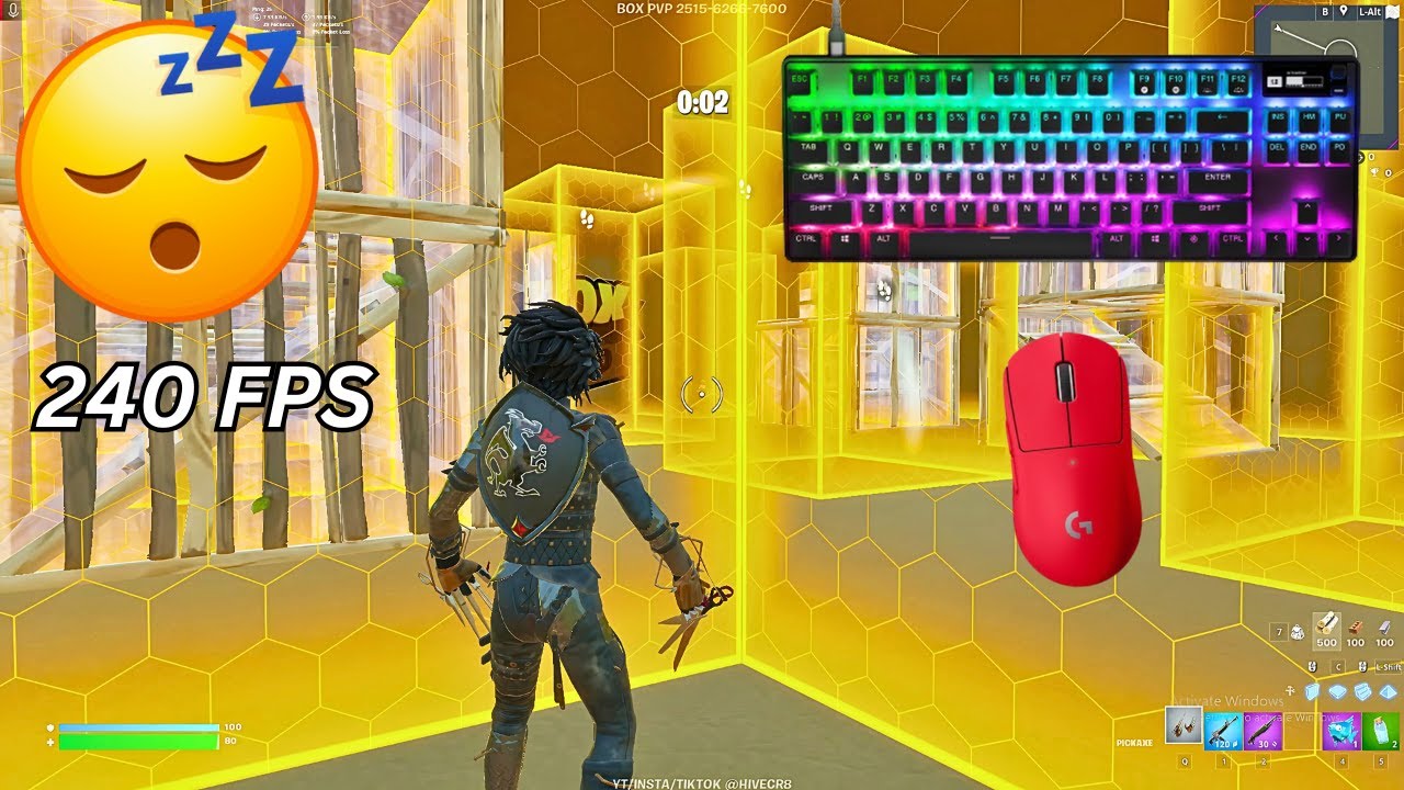 *NEW* Edward Scissorhands Gameplay | SteelSeries Apex Pro TKL ASMR😴 240 ...