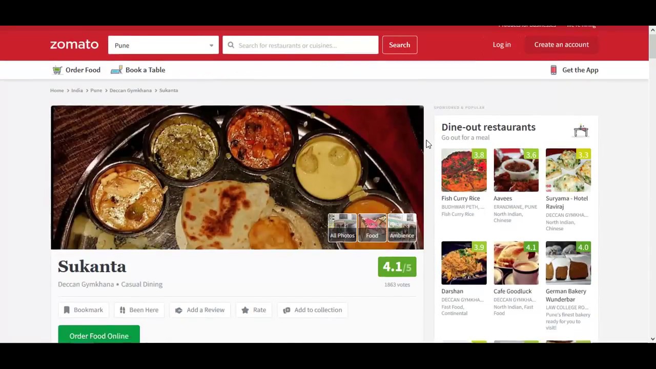 Sukanta Pure Veg Indian Thali, Pune – Restaurant - YouTube