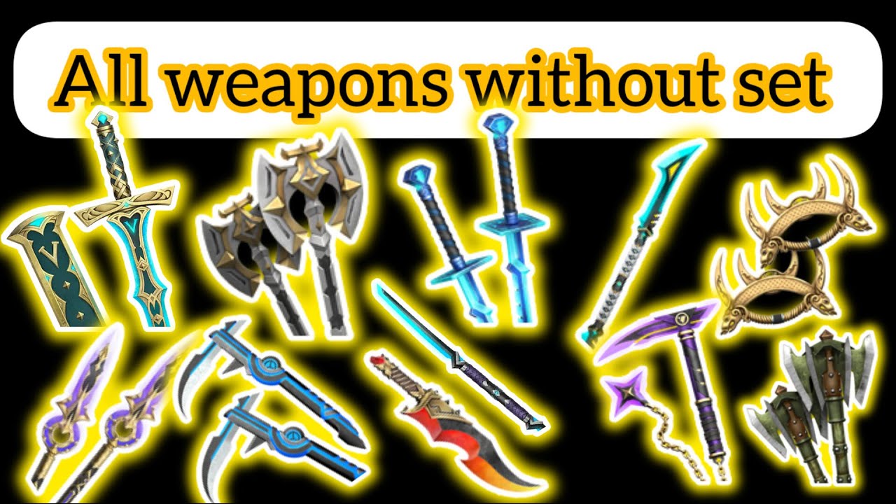 All Special Weapons without set Shadow fight 3 #shadowfight3 - YouTube