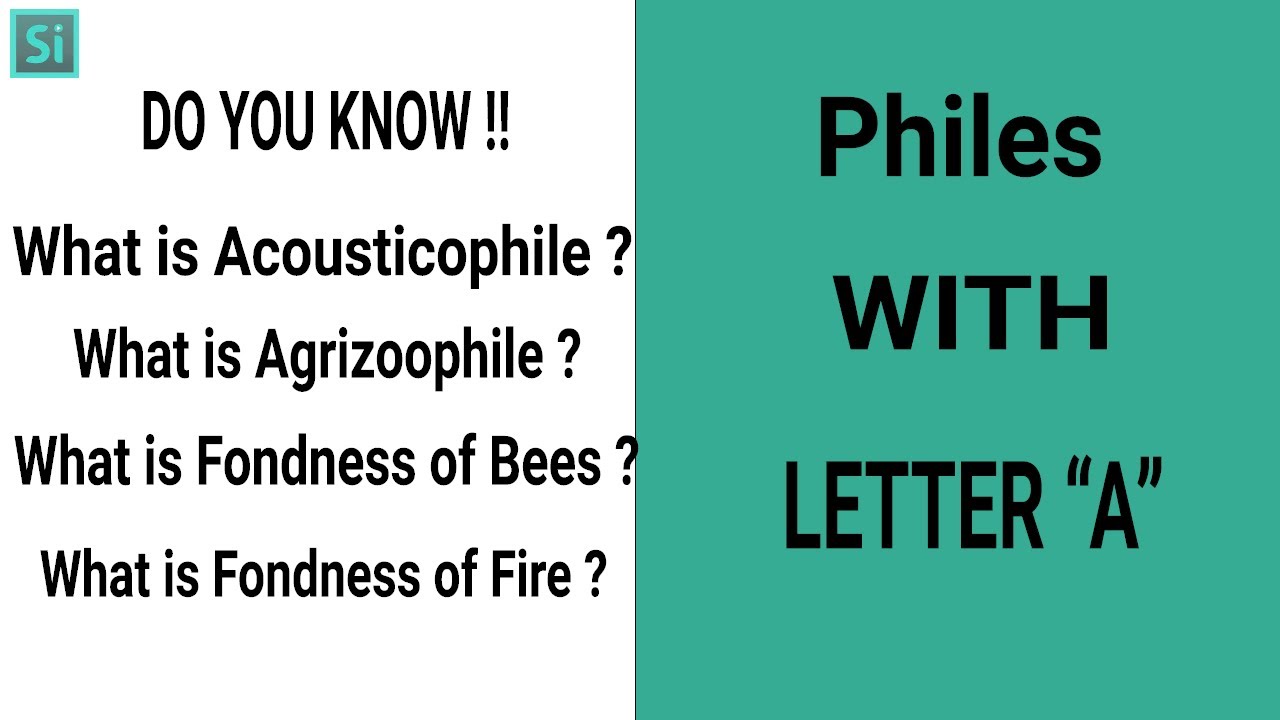 Phile Vocabulary Part - 1 with Letter 'A' | Vocabulary Video MUST WATCH ...