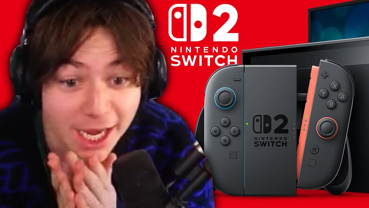 Un Fan de Nintendo réagit à la Switch 2 Realtime YouTube Live View ...