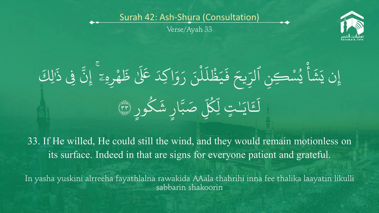 Quran 42 Surah Ash Shura سورة الشورى Sheikh Mohammad Ayub