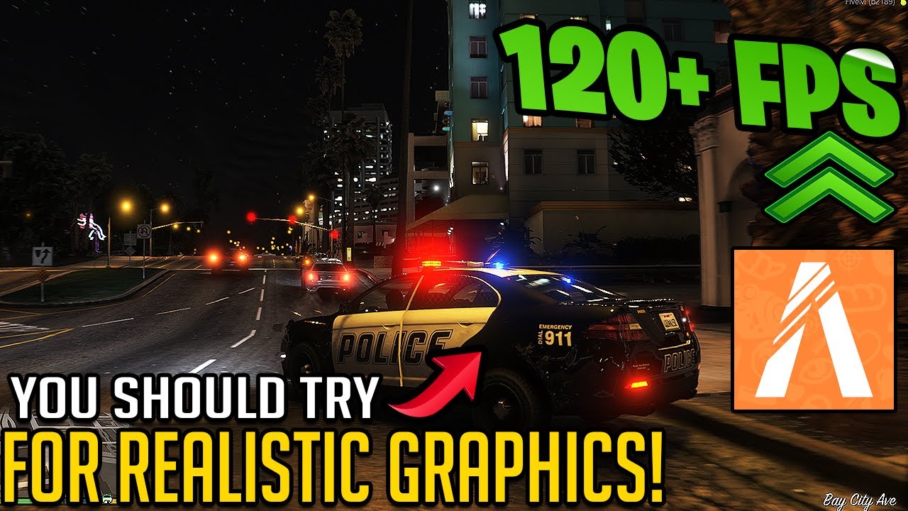 FiveM Realistics Graphics For Ultra Low End PC | FPS BOOST | No Lag(4GB ...