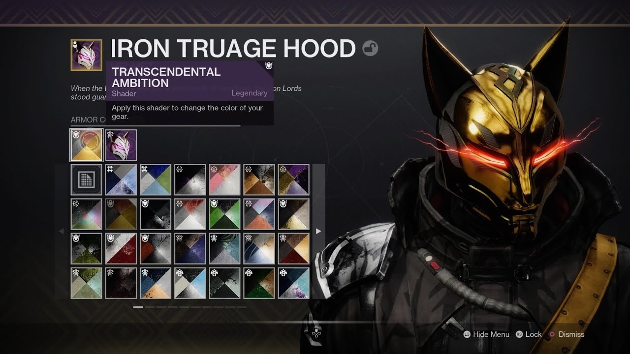 DESTINY 2 Transcendental Ambition Shader Drip (Chest Dawning Hope ...