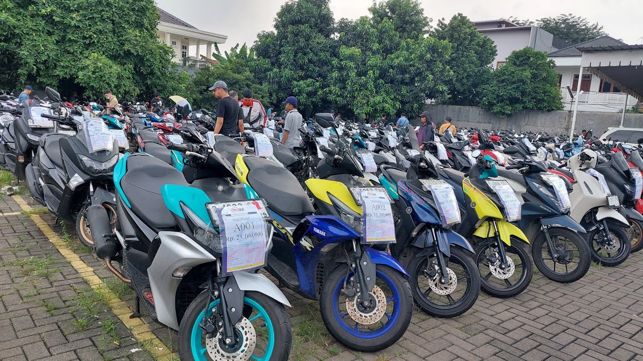 JUAL MOTOR BEKAS RATUSAN UNIT DKI/MOTOR TARIKAN/BALAI LELANG/LELANG ...