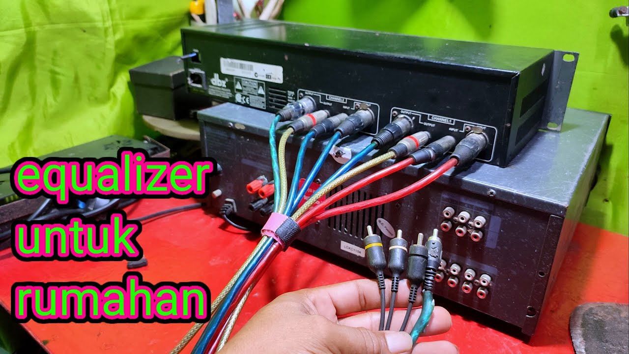 Amplifier rumahan bisa pake equalizer - YouTube