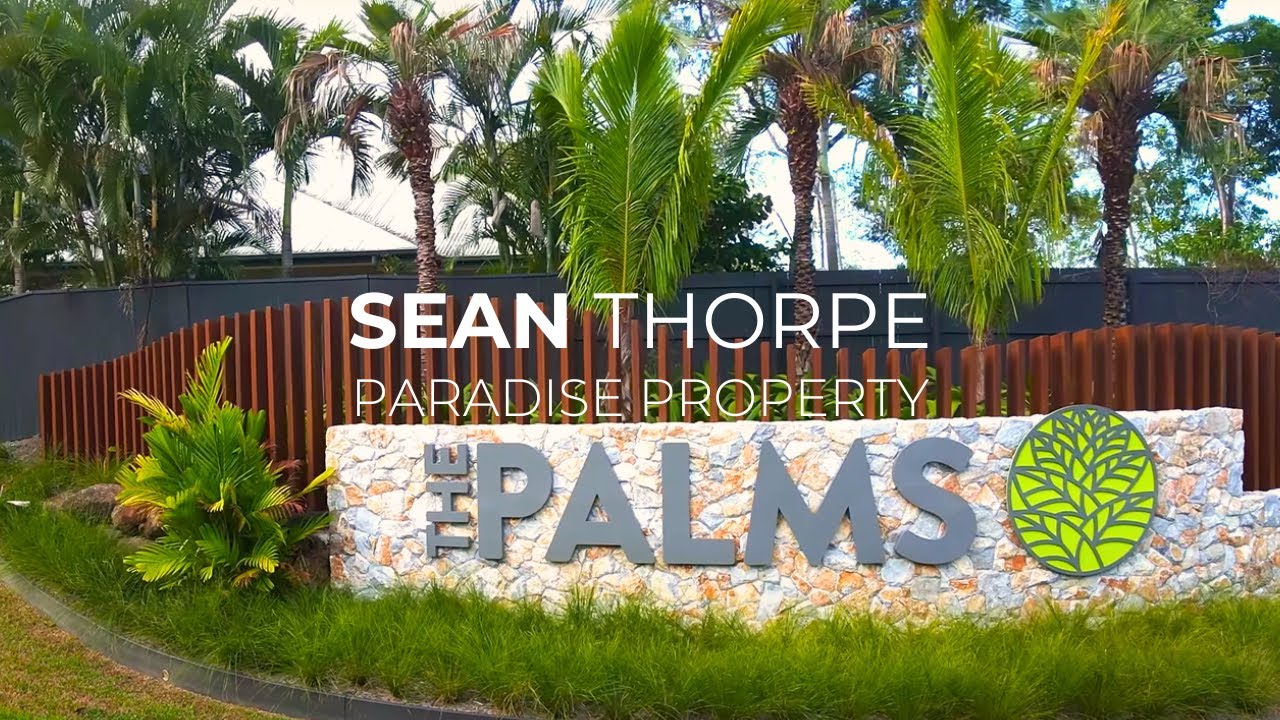 TROPICAL DREAMING | Palm Trees, Pool & Room for Shed - YouTube