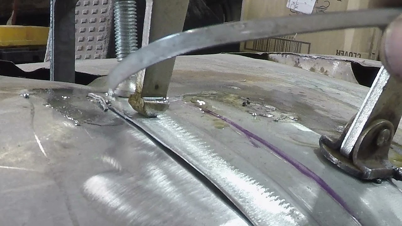 STUDEBAKER GAS TANK REPAIR - YouTube