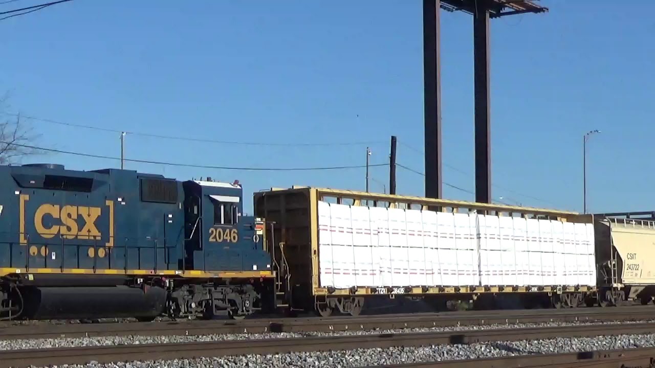 NS AND CSX TRAINS(3) - YouTube