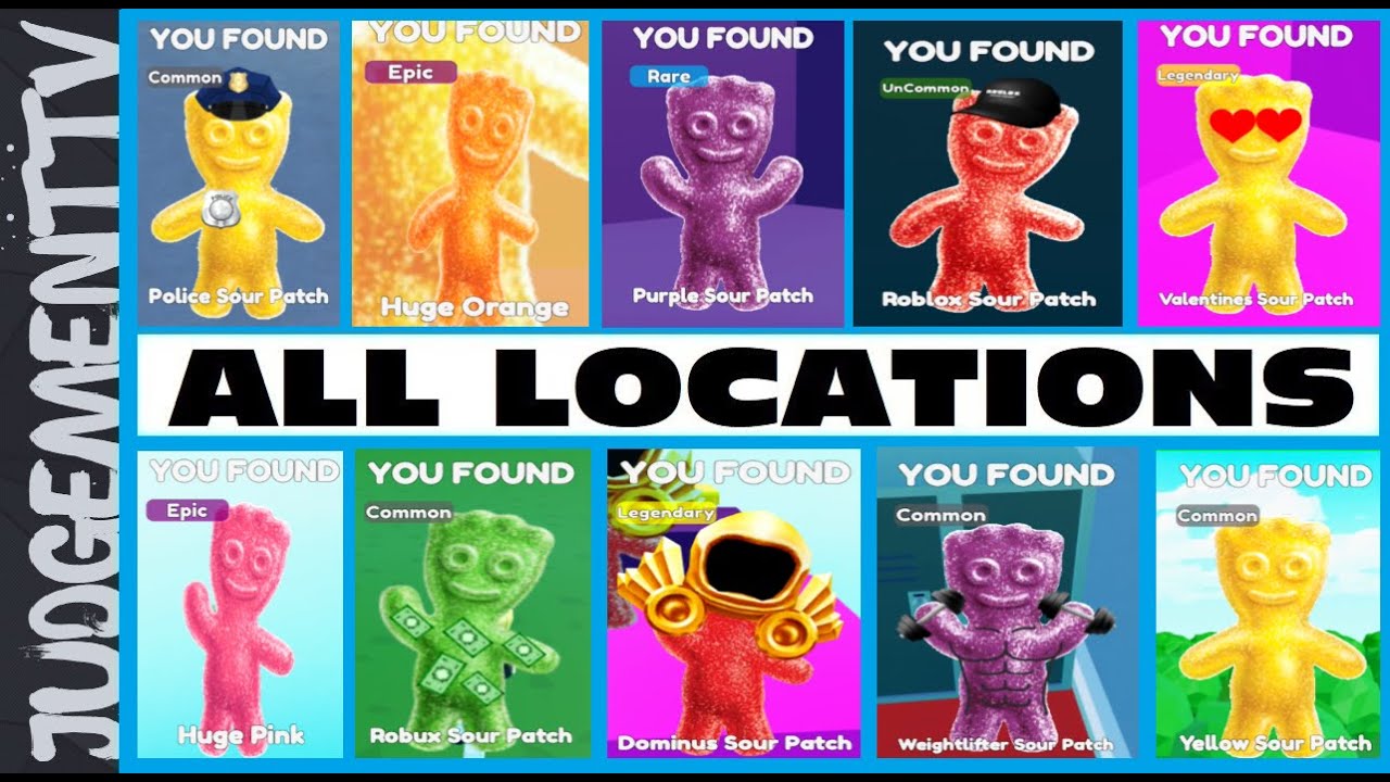 How to find all 43 Sour Patch Kids in Find the Sour Patch Kids on ...