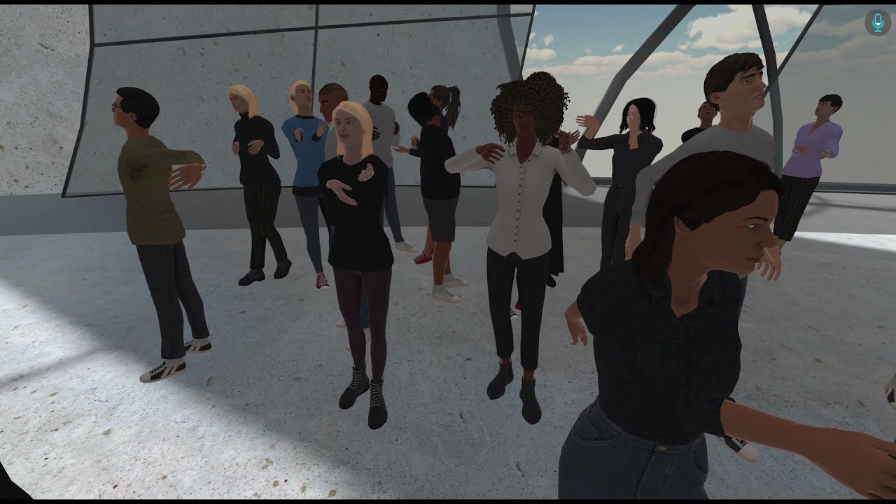 Stanford "Virtual People" class in the Metaverse. - YouTube