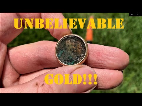 Metal Detectorist finds his strangest piece of GOLD ever!!! - YouTube