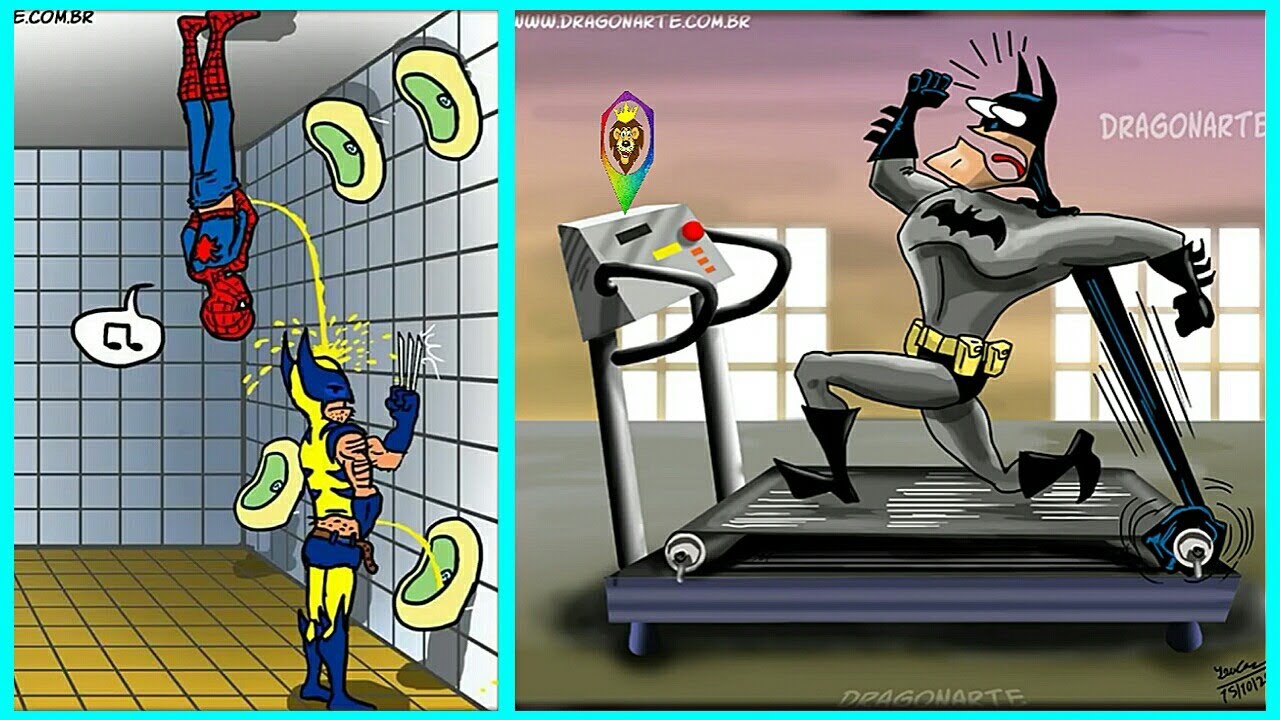 Funny Superhero Comics - Marvel And DC # Part 5 - YouTube