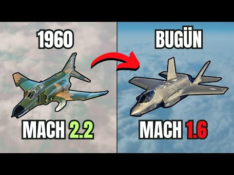 Neden modern jetler 1960'ların ve 1970'ların jetlerinden daha yavaş?
