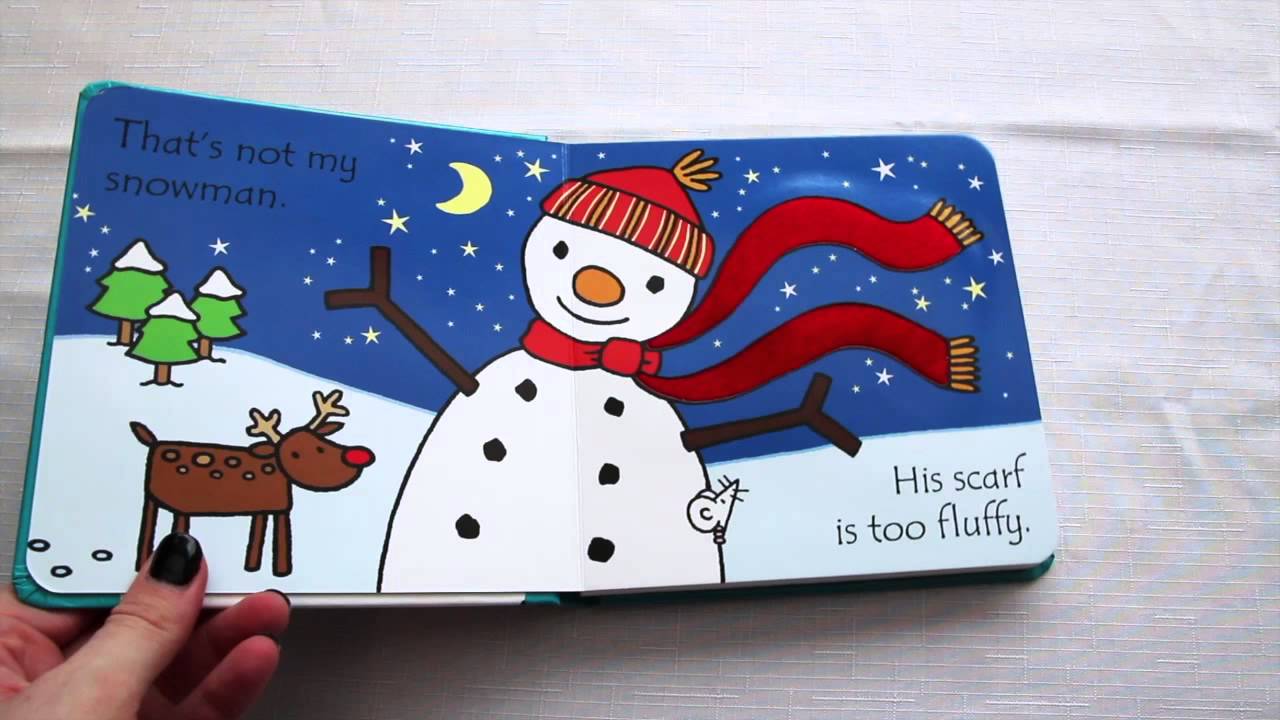 That's Not My Snowman Usborne Book - YouTube