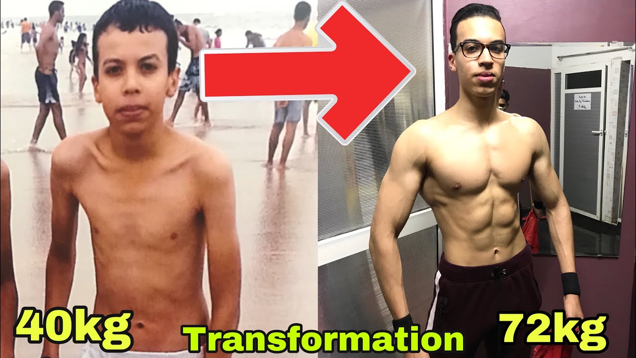 Crazy natural body transformation skinny to shredded (motivation) - YouTube